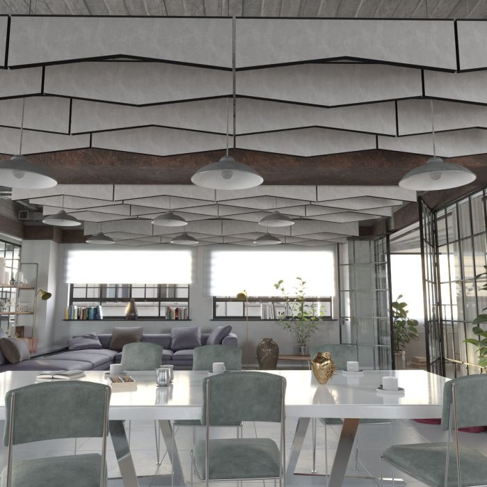 ceiling baffles sound absorption